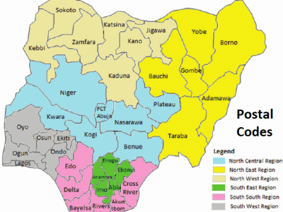Nigeria Postal Codes – List of all Zip Codes for the 36 States in ...